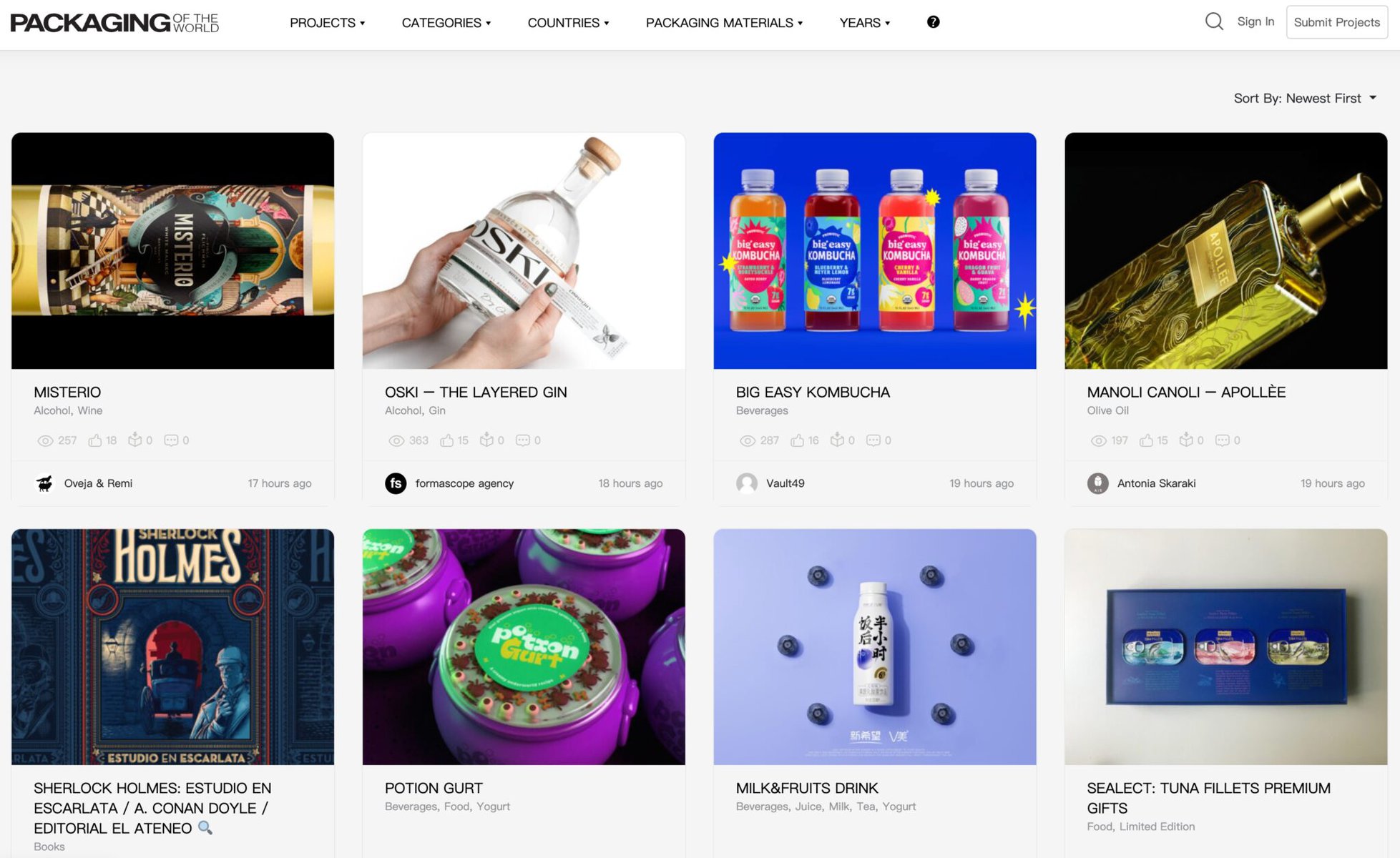 10 Inspirational Websites for Package Design - Packoi