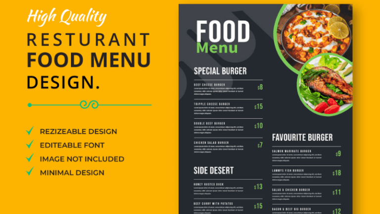 How to Create an Enticing Menu Brochure for Restaurant ( 10 Tips ) - Packoi
